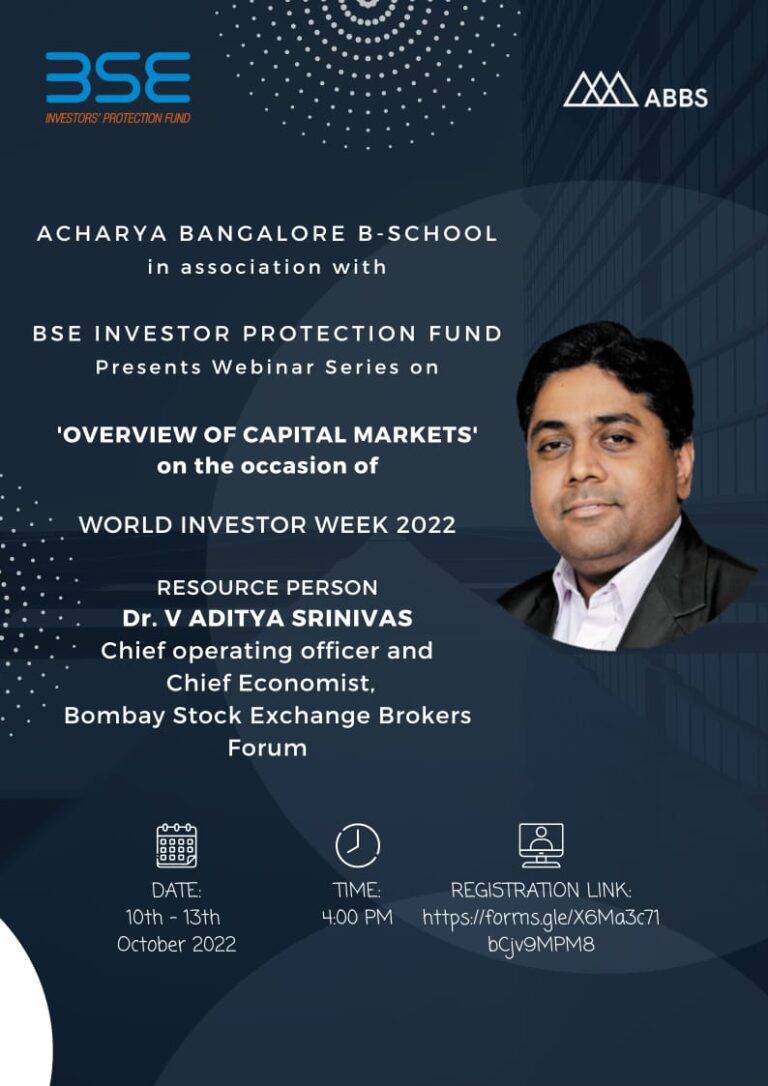 Student Development Programme: World Investor Week 2022 - ABBS ...